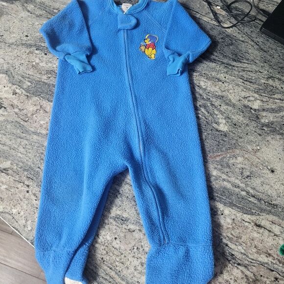 Disney | Pajamas | Vintage Disney Winnie The Pooh Footed Sleeper 3t ...